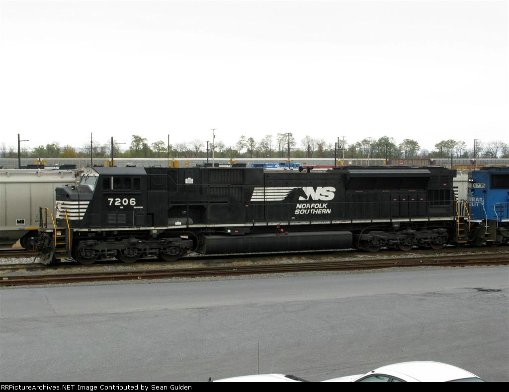NS EMD SD80MAC 7206